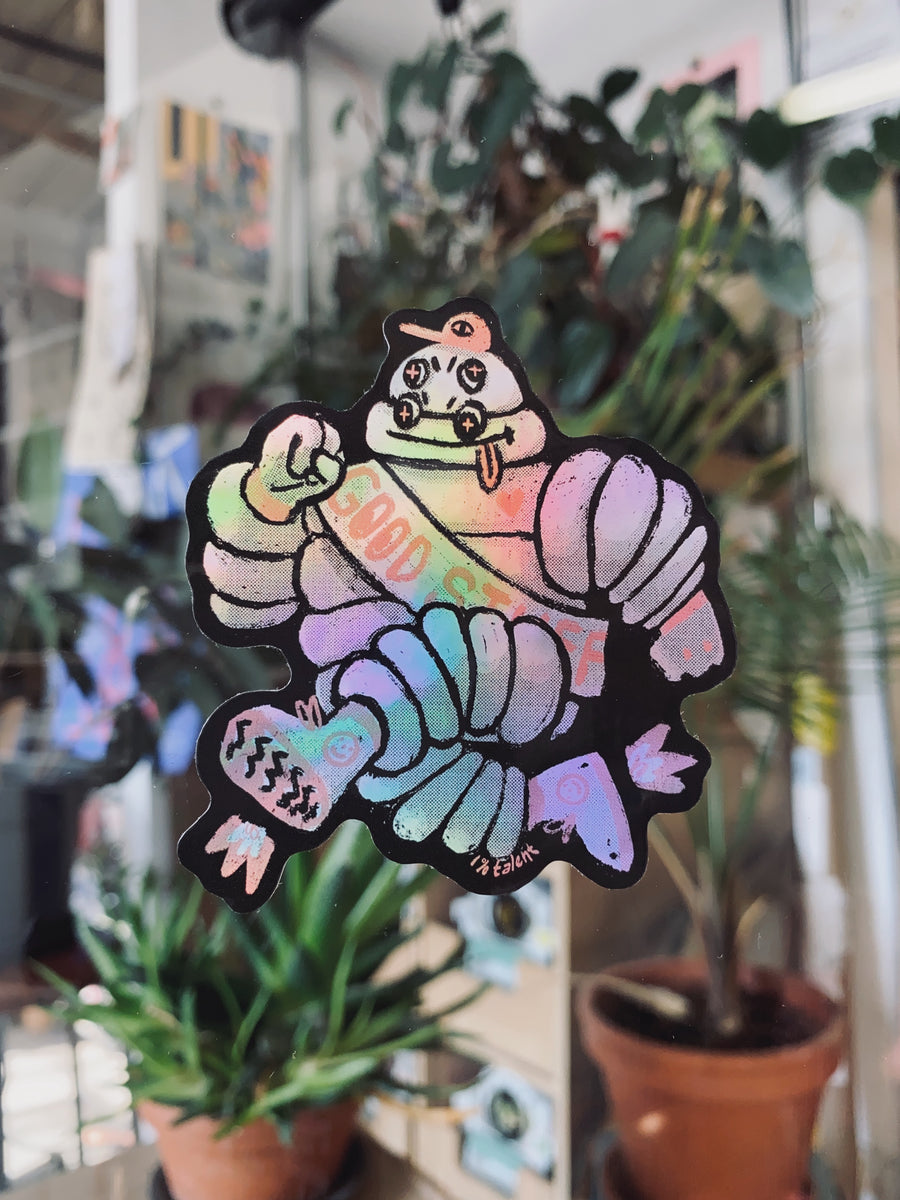 Holographic Good Stuff Sticker – 1%talent